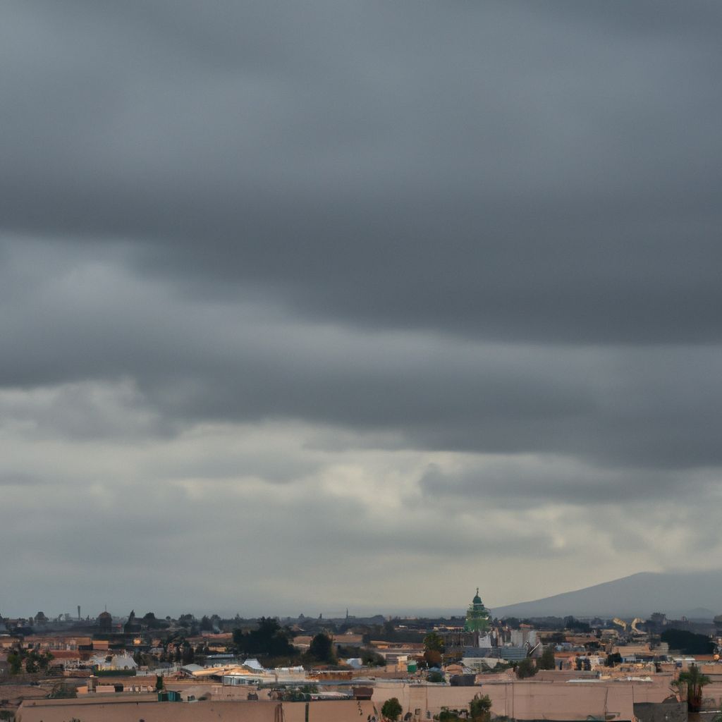 Pourquoi Le Ciel Est Gris À Marrakech